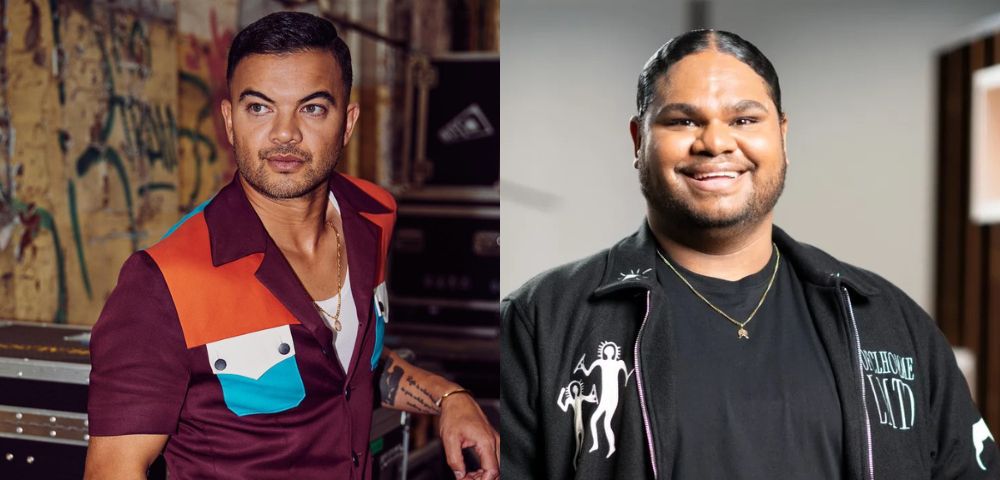 Australian Idol's Royston Noell teams up with Guy Sebastian live