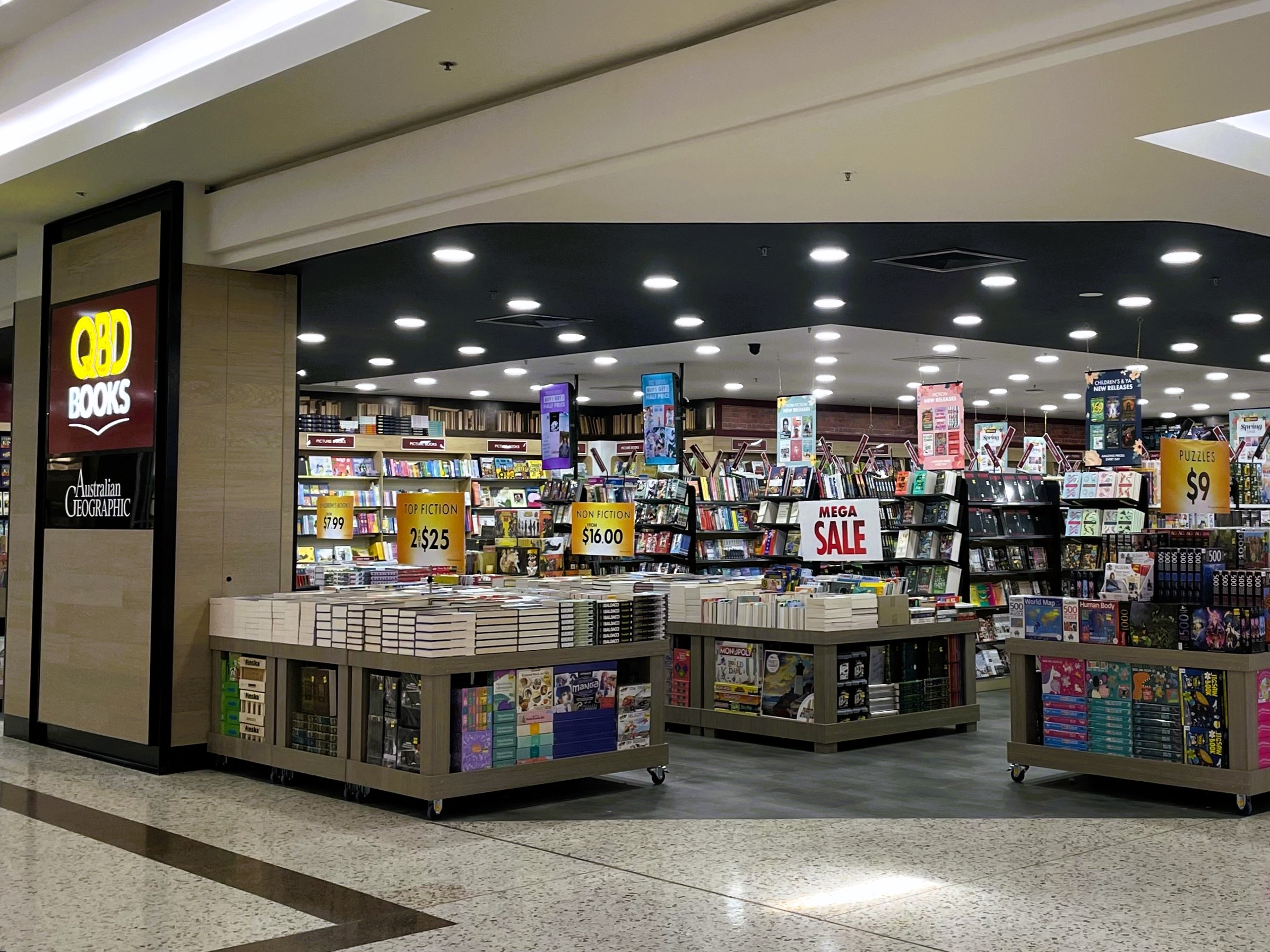 QBD books is getting into the groove